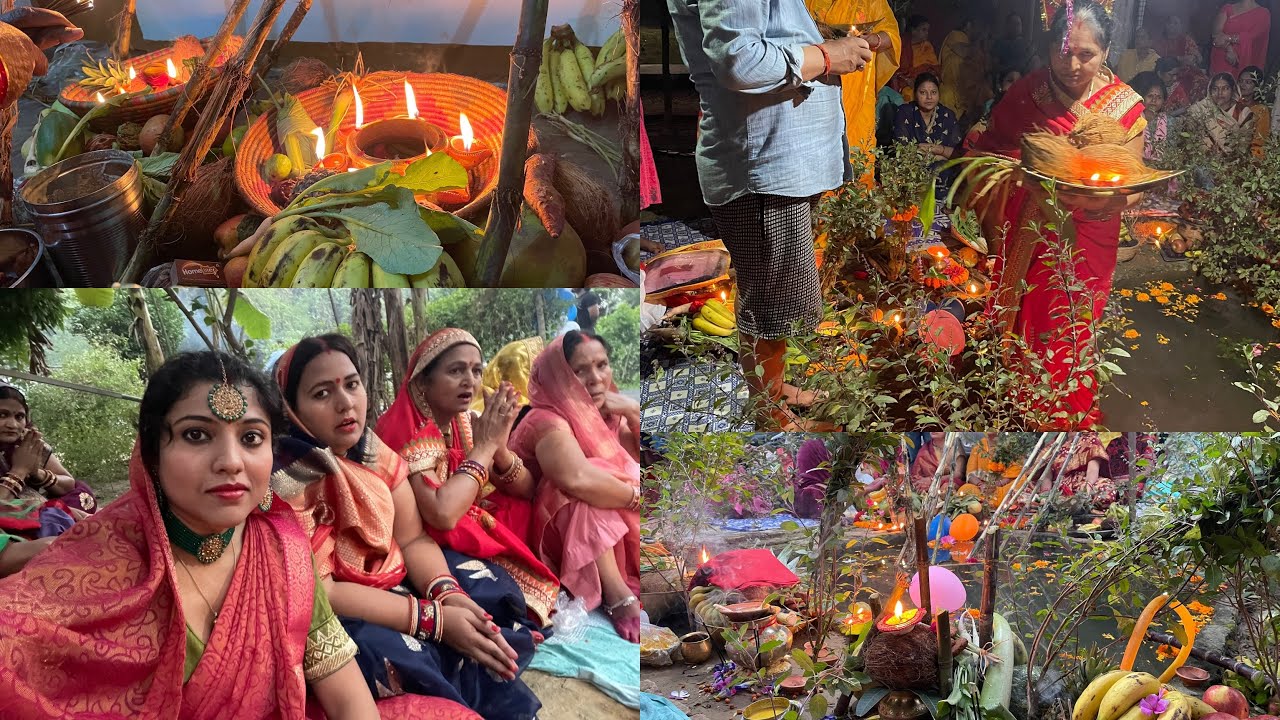 Chhath ka pehla Aragh aur Bachcho ke liye kosi chadhya #chhath ...