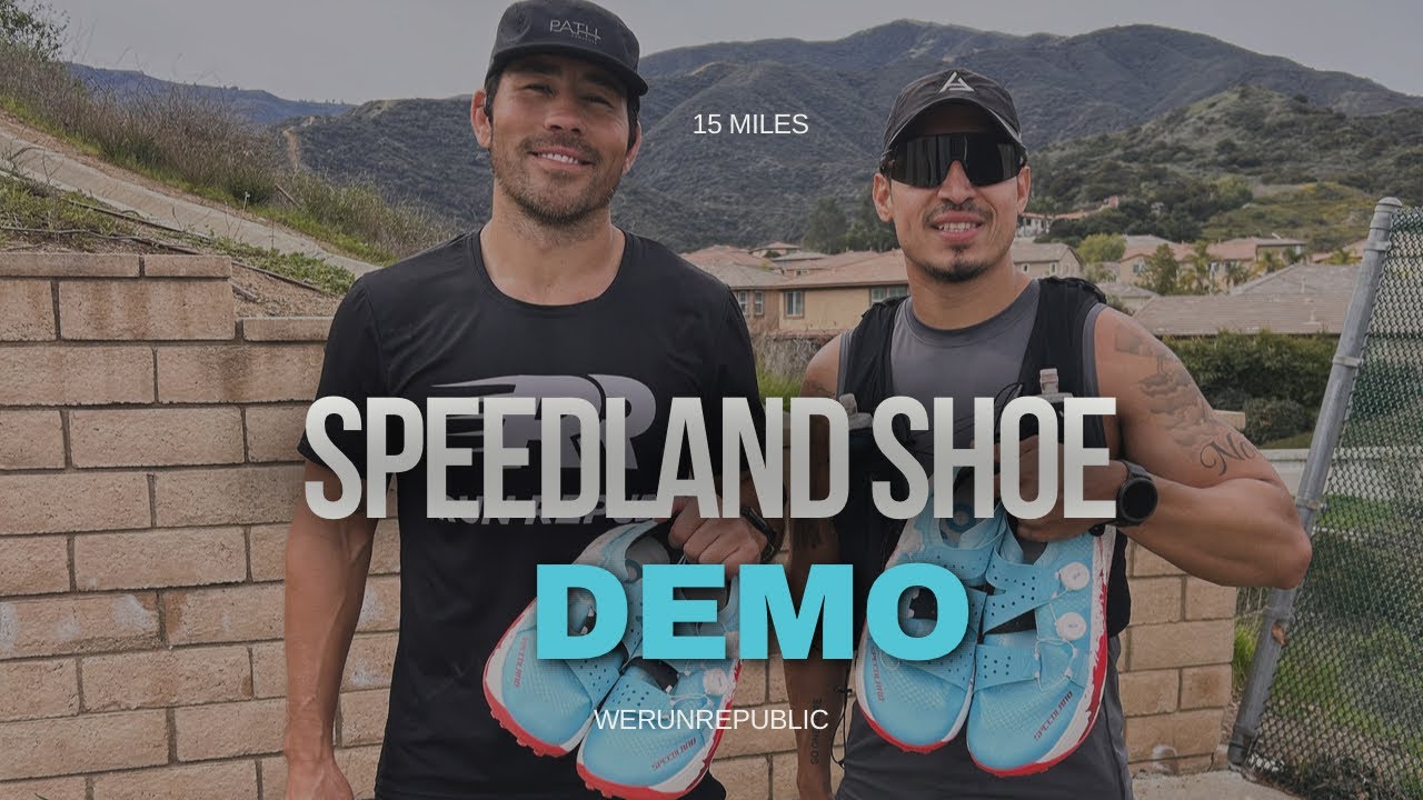 15 MILE TRAIL RUN | SPEEDLAND SHOE DEMO - YouTube