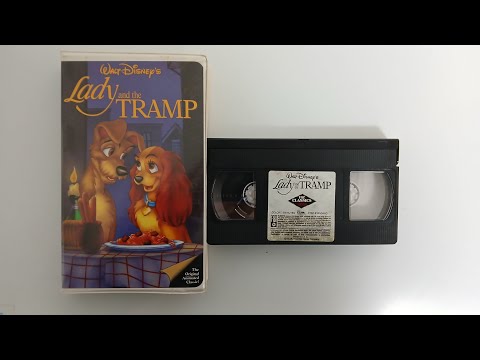 Opening To Lady And The Tramp 1987 VHS 60fps