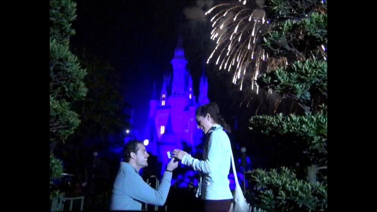 Disney World Surprise Proposal: A Magic Kingdom Engagement (Wishes ...