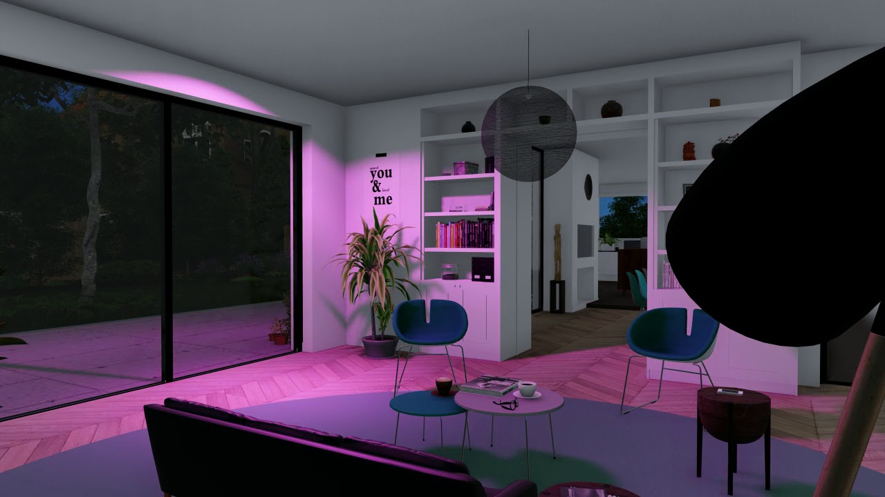 Lumion Animate Light Colors - YouTube