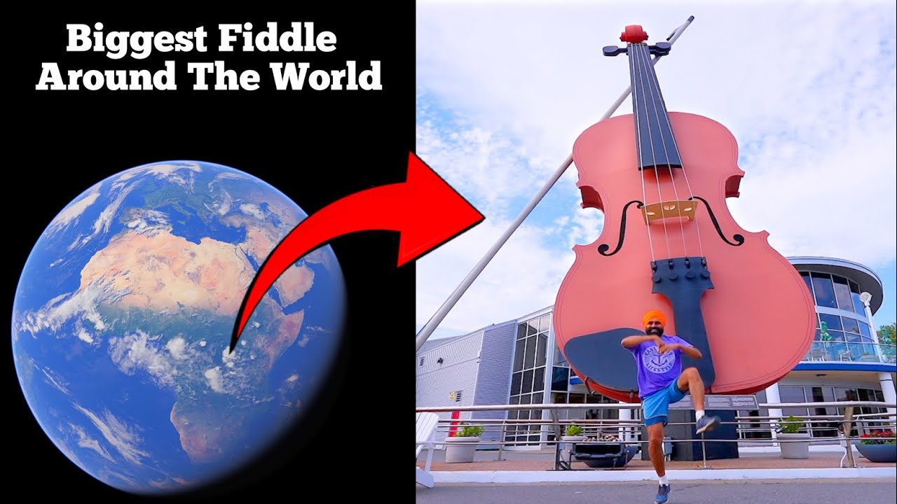 biggest fiddle around the world 😱🤯 on google map and google earth 🌎 # ...