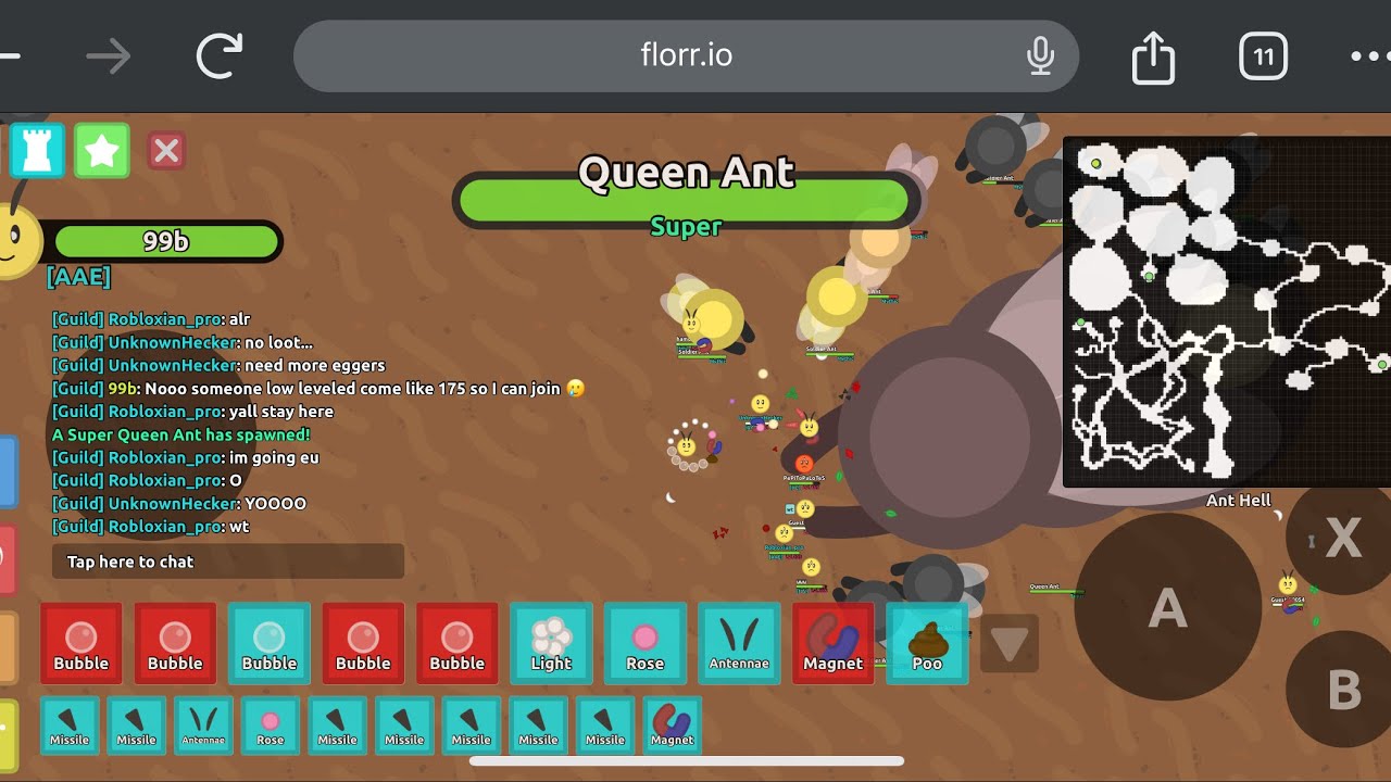 How to get super queen drops with mythics (florr.io) - YouTube