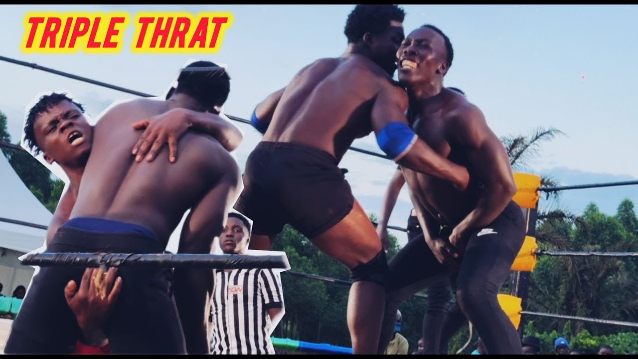 Full match: Tripple threat battle between 3 great enemies! wrestling ...