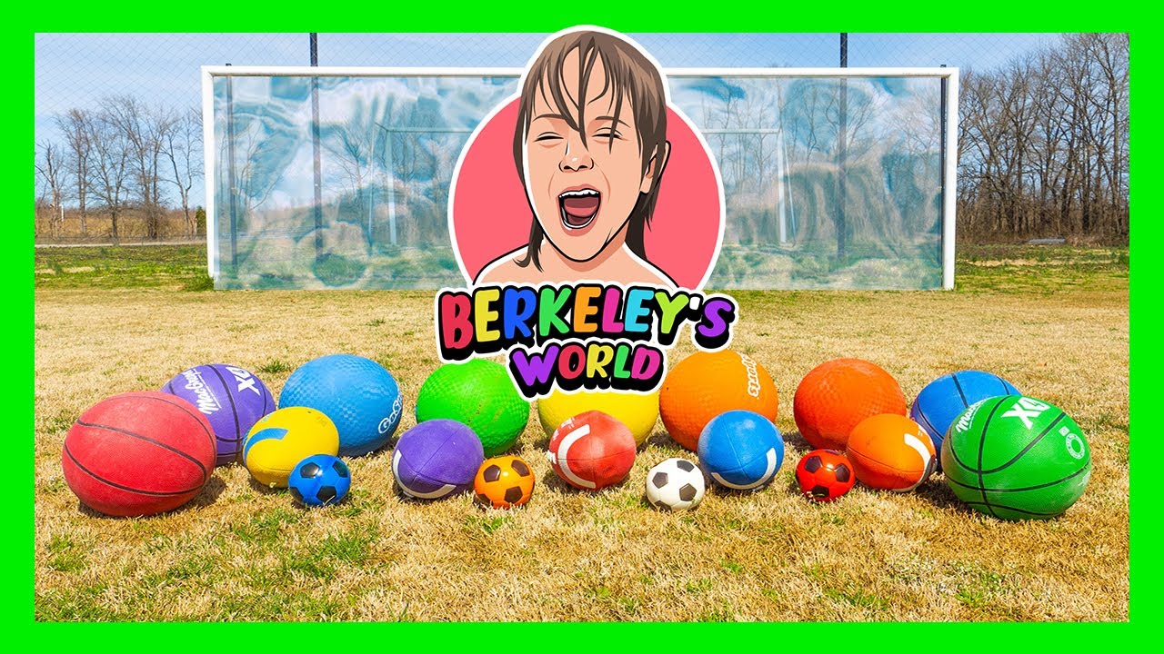 Learn Colors with Sports Balls in English for Children and Kids - YouTube