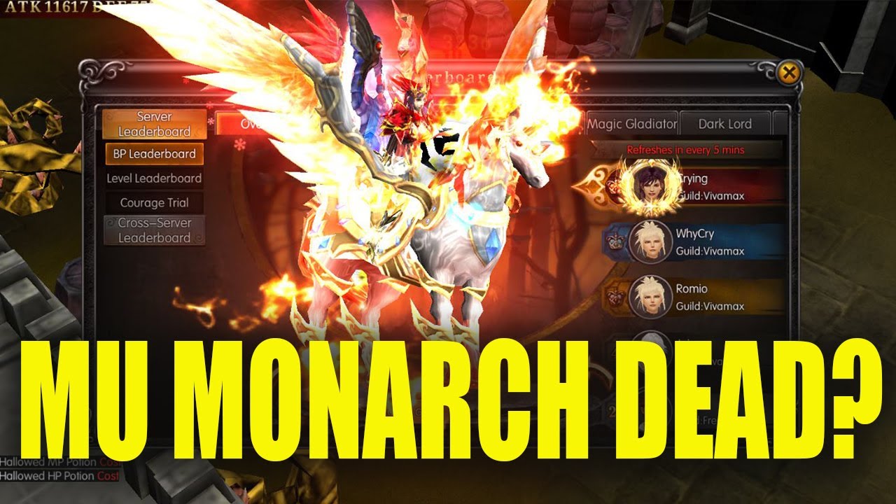 LVL 50 MASTER TALENT UPDATE - MU MONARCH - YouTube