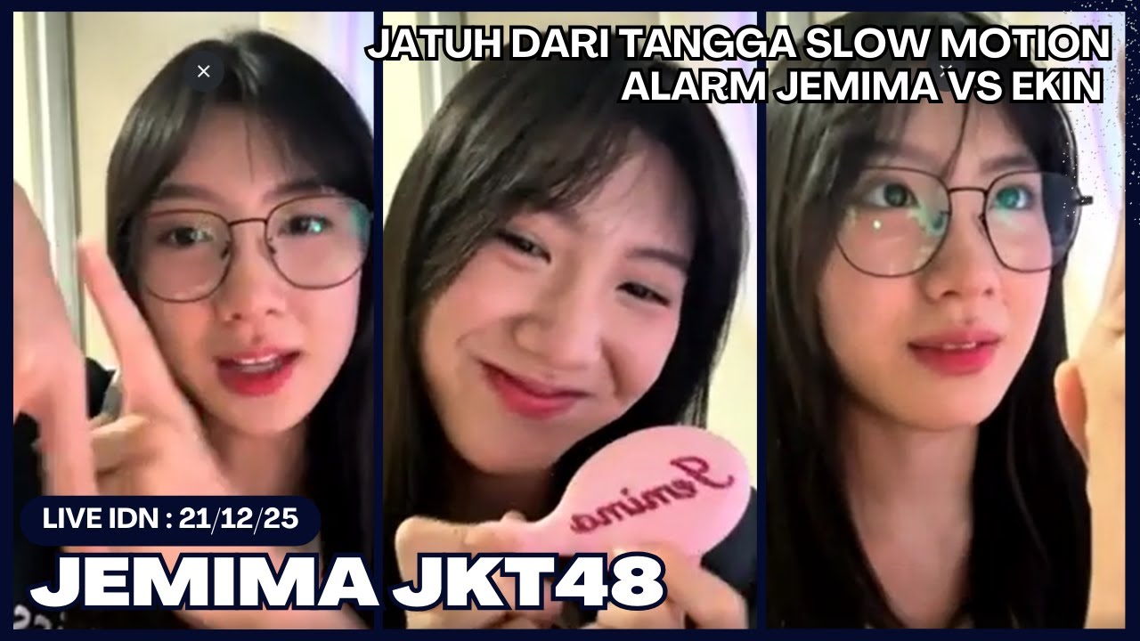 TUTORIAL MATA JULING BAKAT DARI TK !! | Jemima JKT48 IDN LIVE | 21/12 ...