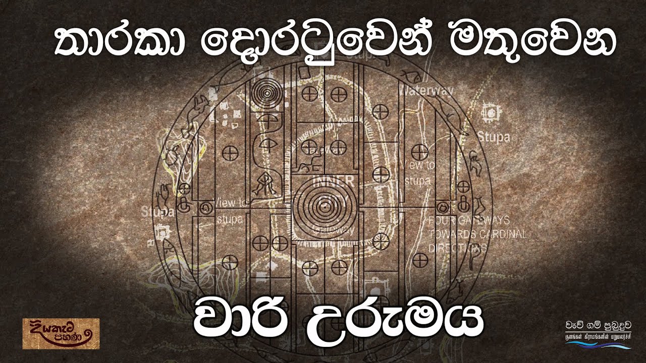 The Star gate in Sri Lanka is the ancient city plan of Anuradhapura ...