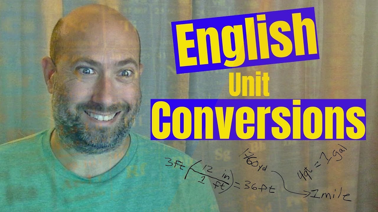 English unit conversions - YouTube