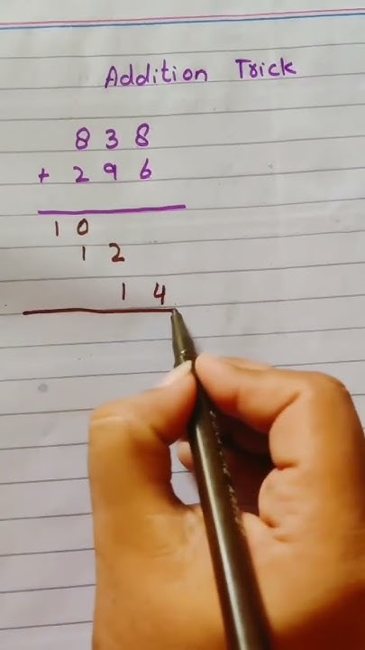 magic trick | addition trick #maths #viral #mathstricks #youtube#education#magic#mathtrick# ...