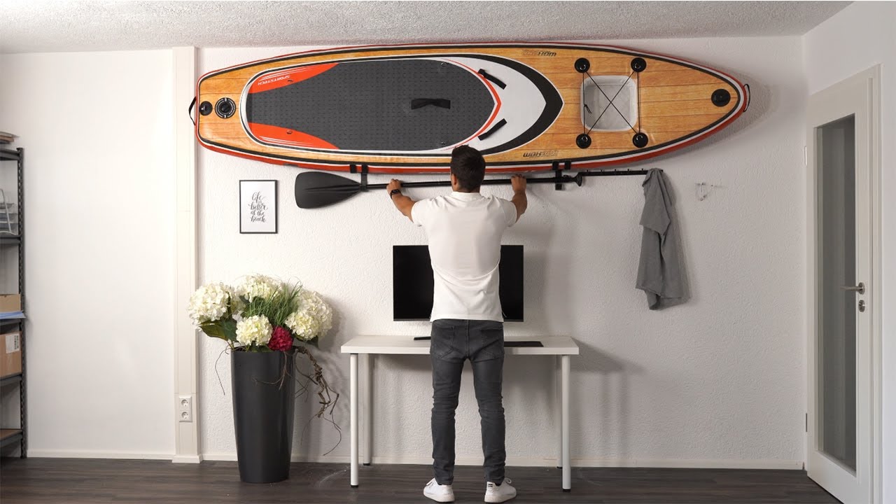 4boarder® SUP RACKy Wand-Halterung für SUP | Stand up Paddleboard ...