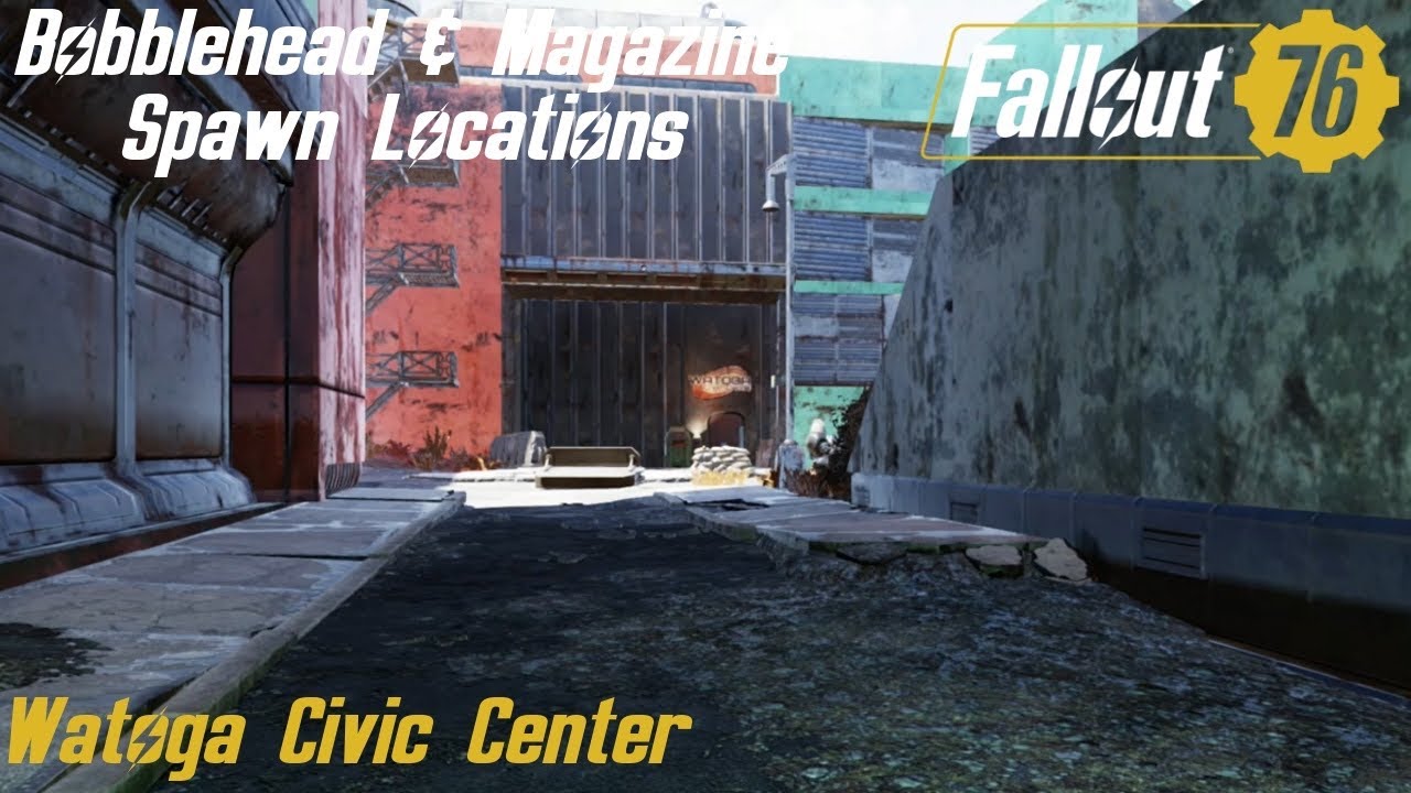 Fallout 76 Bobblehead & Magazine Spawn Locations - Watoga Civic Center ...