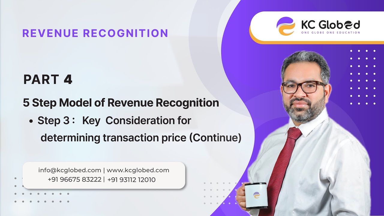 5 Step Model of Revenue Recognition | PART 4 | CPA & CA KAMAL CHHABRA ...
