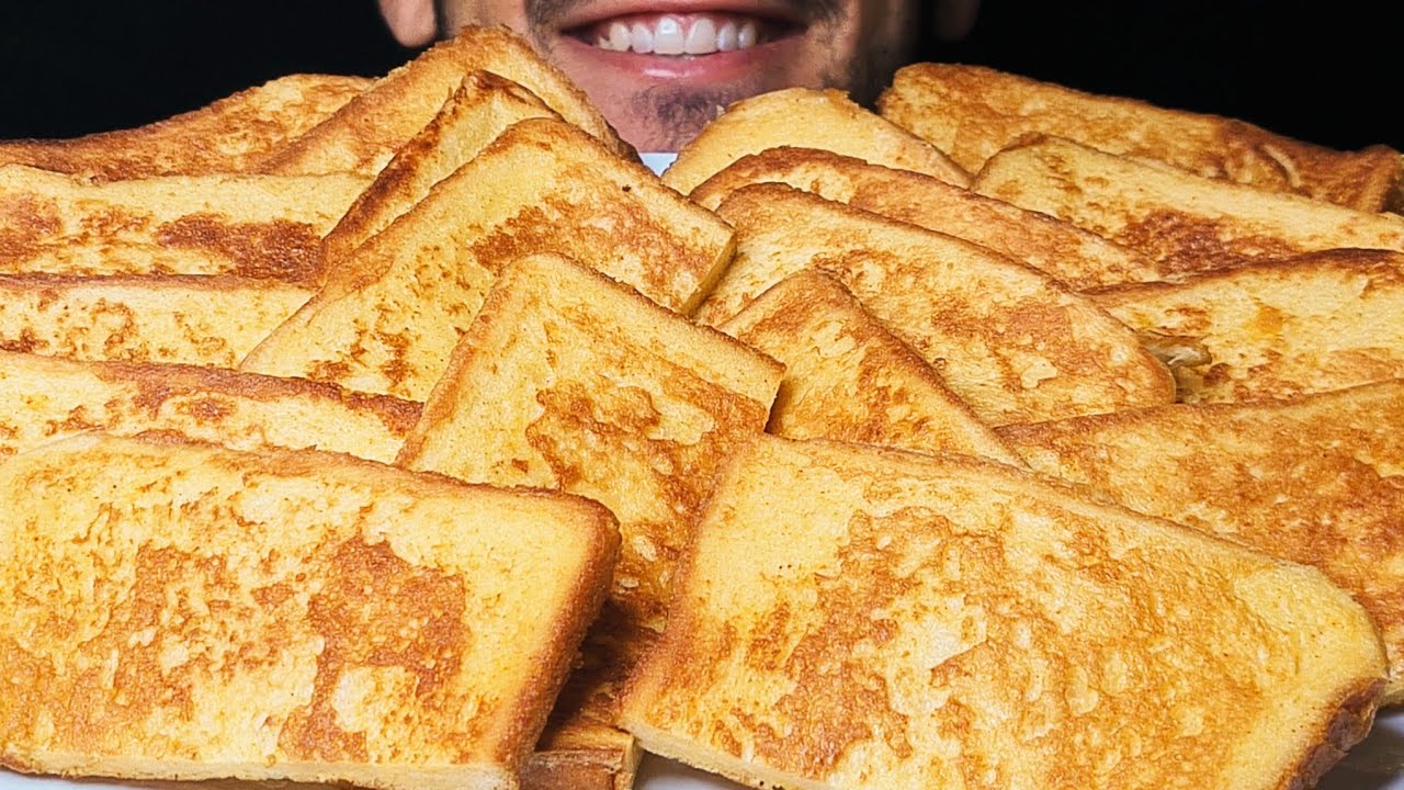 ASMR FRENCH TOAST (EATING SOUNDS) NO TALKING MUKBANG - YouTube