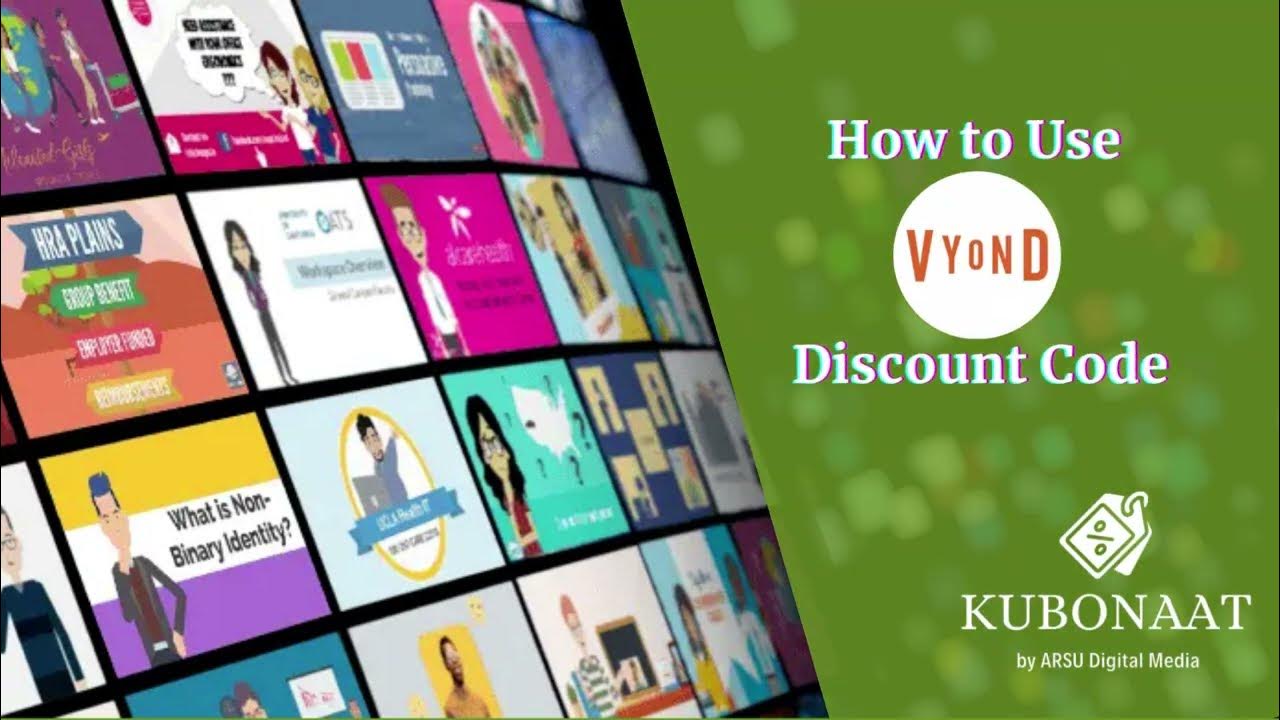 How to Use Vyond Discount Code? Kubonaat.com - YouTube