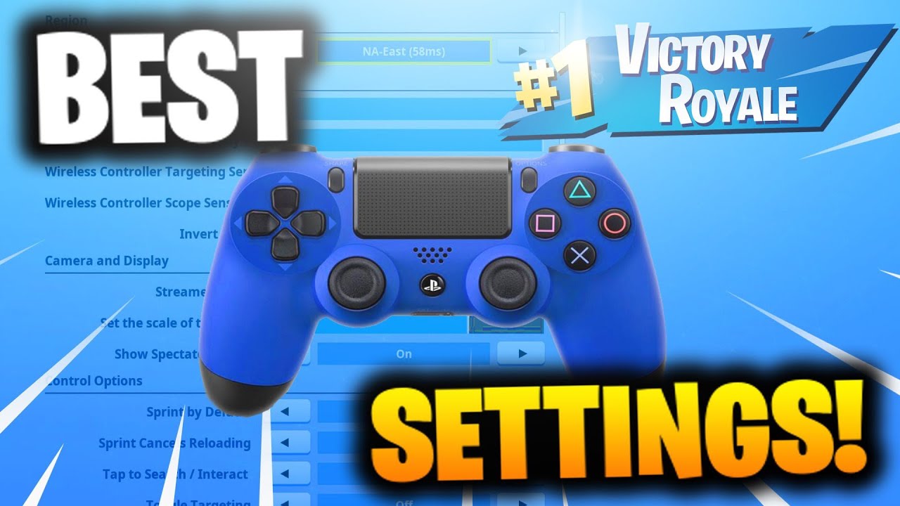 BEST FORTNITE CONSOLE SETTINGS! PS4/XBOX/PC FAST BUILDER SETTINGS! BEST ...