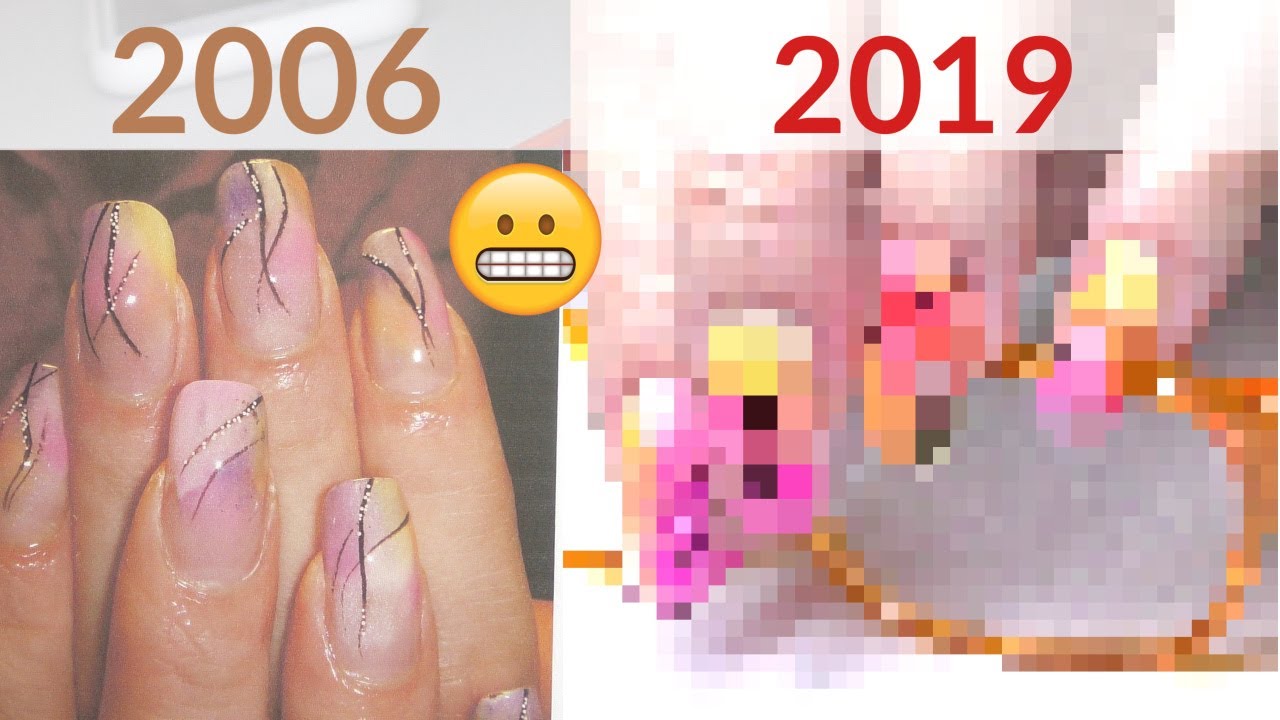 Recreating my Old Acrylic Nails Design - Tutorial | How did I improve ...
