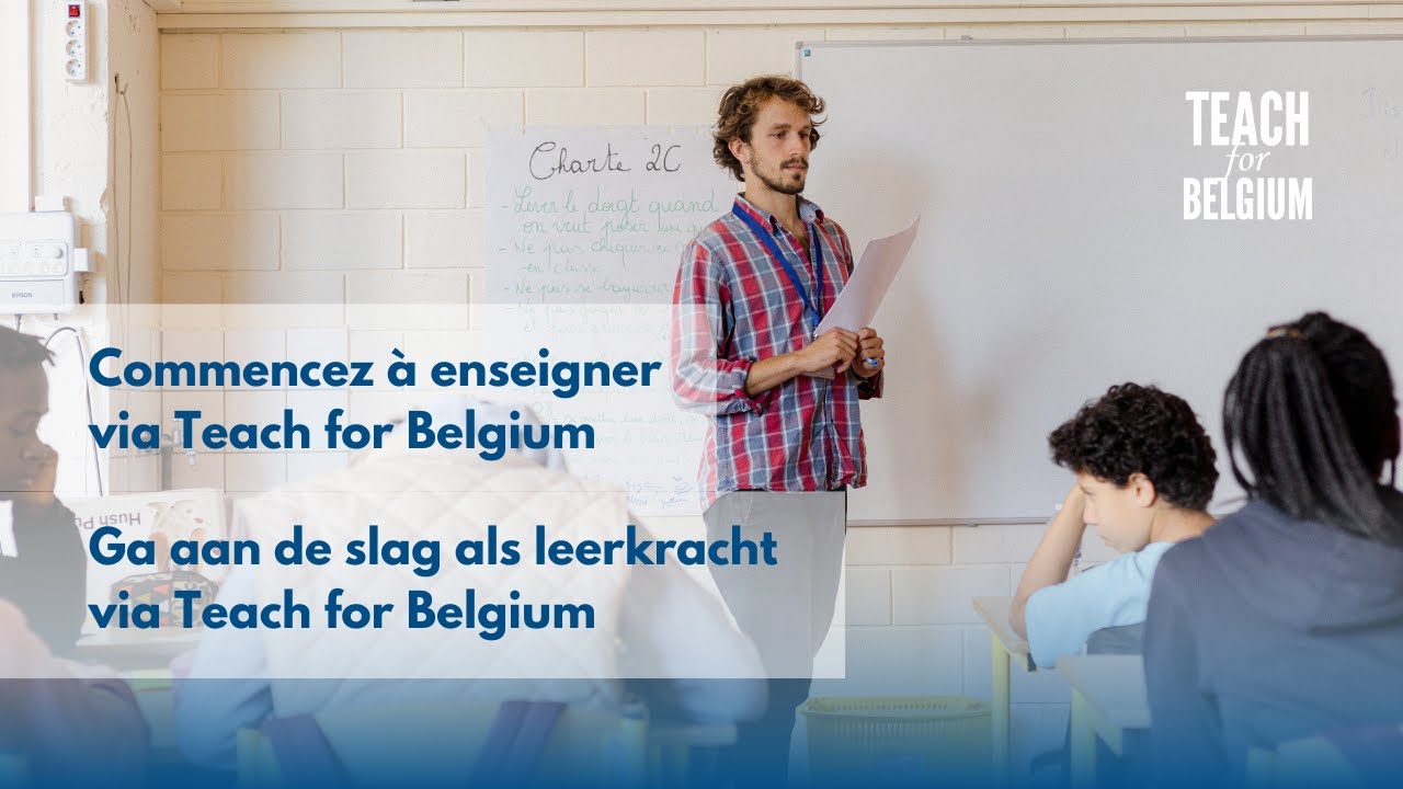 Lesgeven/ Enseigner via Teach for Belgium - YouTube