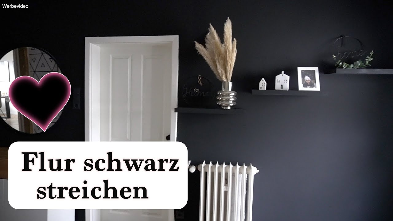 Hausupdate! | Flur schwarz streichen | Glow25 Empfehlung | XL ...