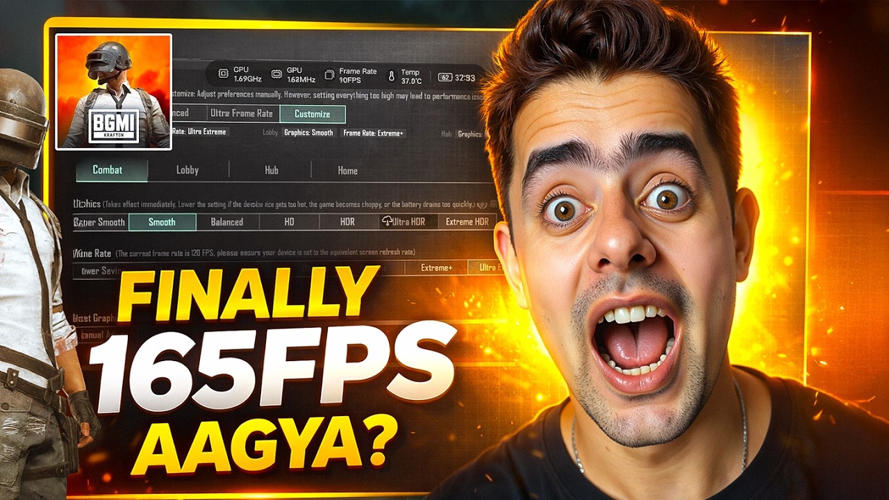BGMI 165 FPS Unlock: The Truth They're Hiding - YouTube