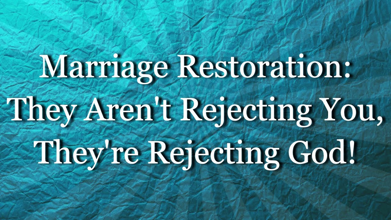 They Aren't Rejecting You, They're Rejecting God! - YouTube
