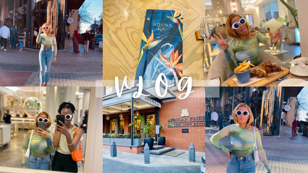 Exploring Joburg Vlog Ep1 : Melrose Arch | Aduna Bistro Restaurant ...