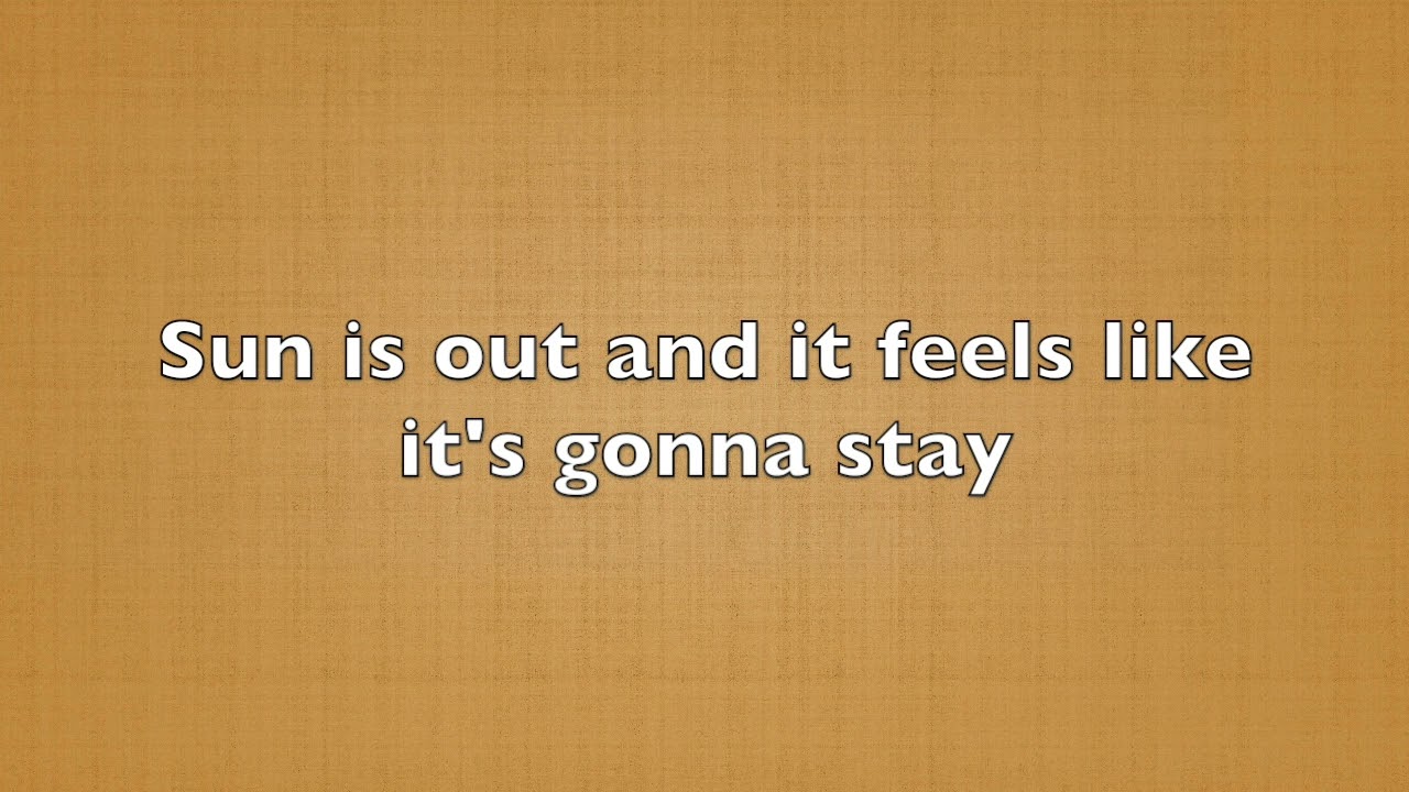Sugar Ray - Into Yesterday Lyric Video - YouTube
