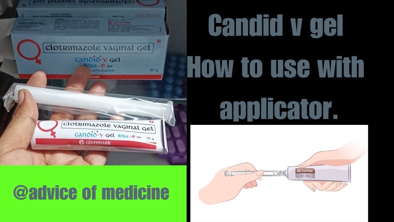 Candid v gel How to use with applicator । ব্যবহার এর পদ্ধতি। - YouTube