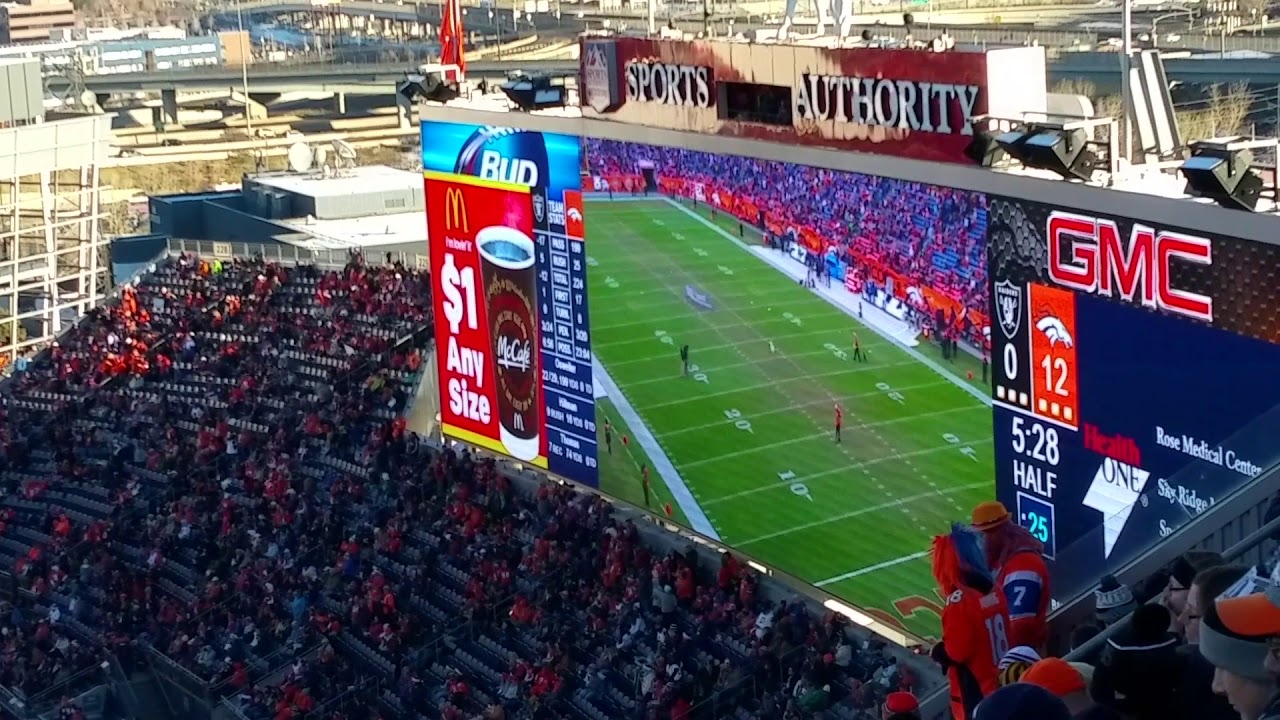 A Couple of Long Catches....Broncos halftime, December, 2015 - YouTube