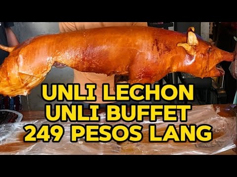 Pinaka murang unli lechon na nakainan ko - YouTube