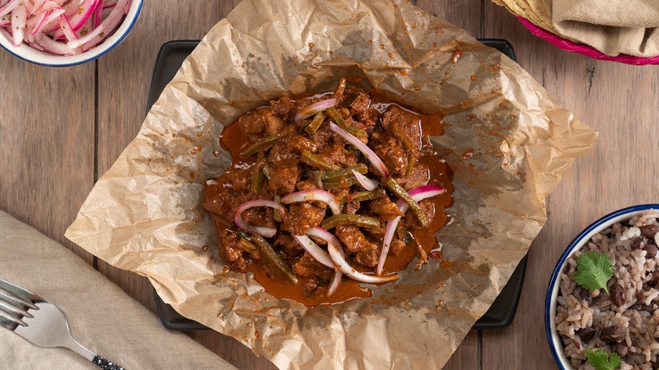 Mixiote de Carnero | kiwilimón recetas - YouTube