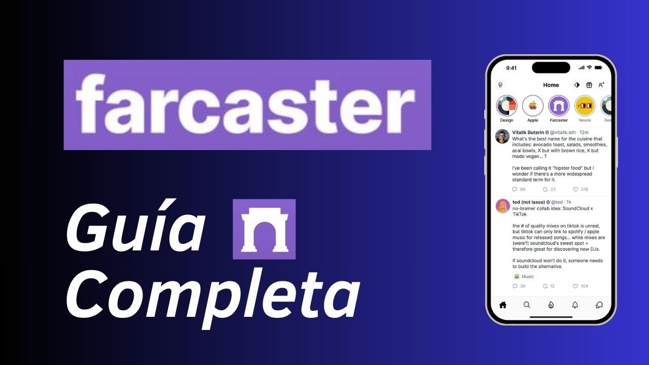 FARCASTER la Red Social Crypto en Tendencia - YouTube