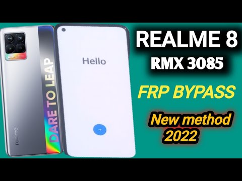 Realme 8 Rmx 3085 frp bypass New update android 11-12 New method 2022 ...