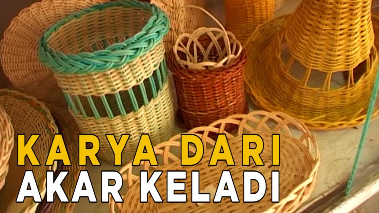 Berbagai kerajinan anyaman dari akar keladi | SISI LAIN - YouTube