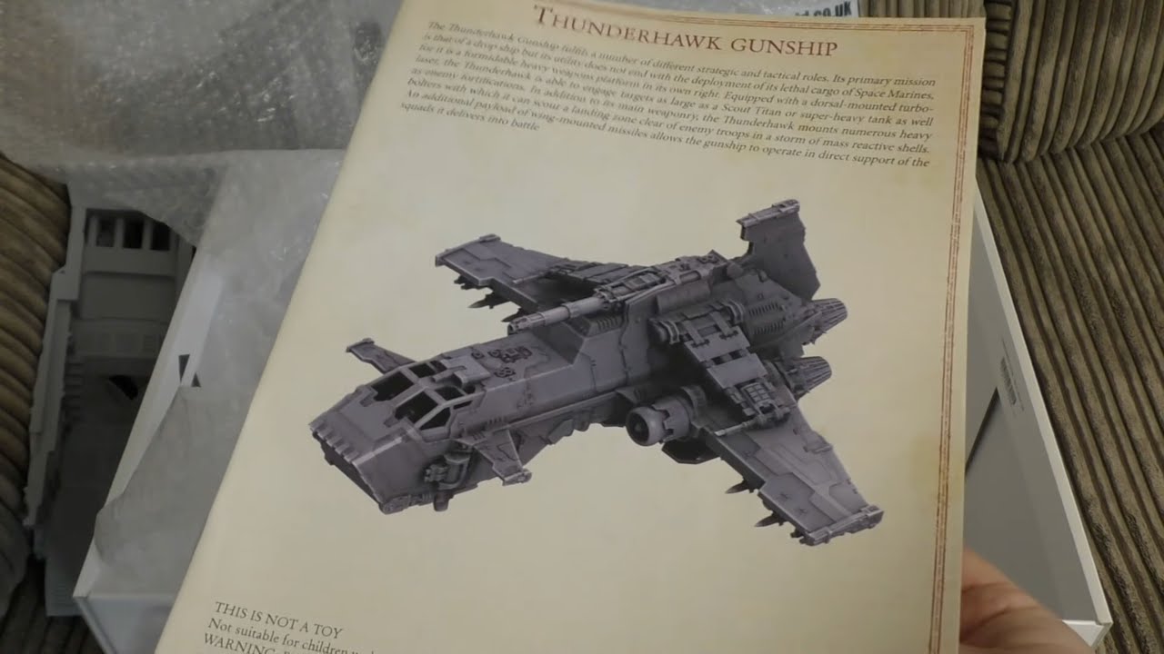 Thunderhawk Gunship - Unboxing (HH & WH40K) - YouTube