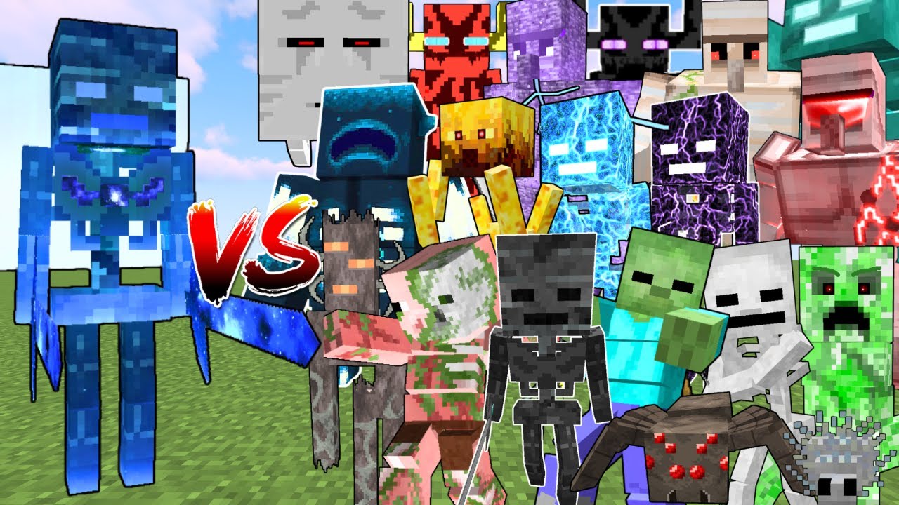 Star Spirit vs All Titan Mobs | Minecraft Mob Battle - YouTube
