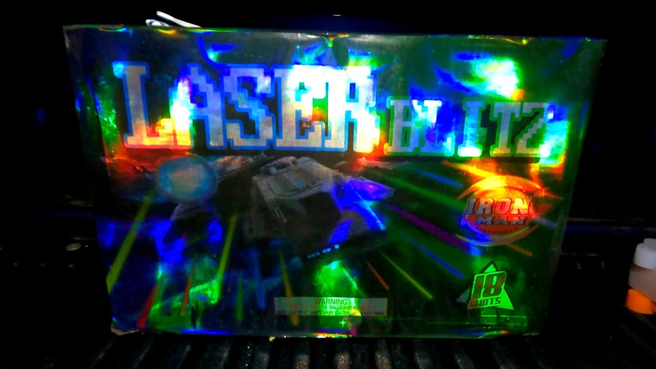 Laser Blitz By Iron Man Fireworks - YouTube