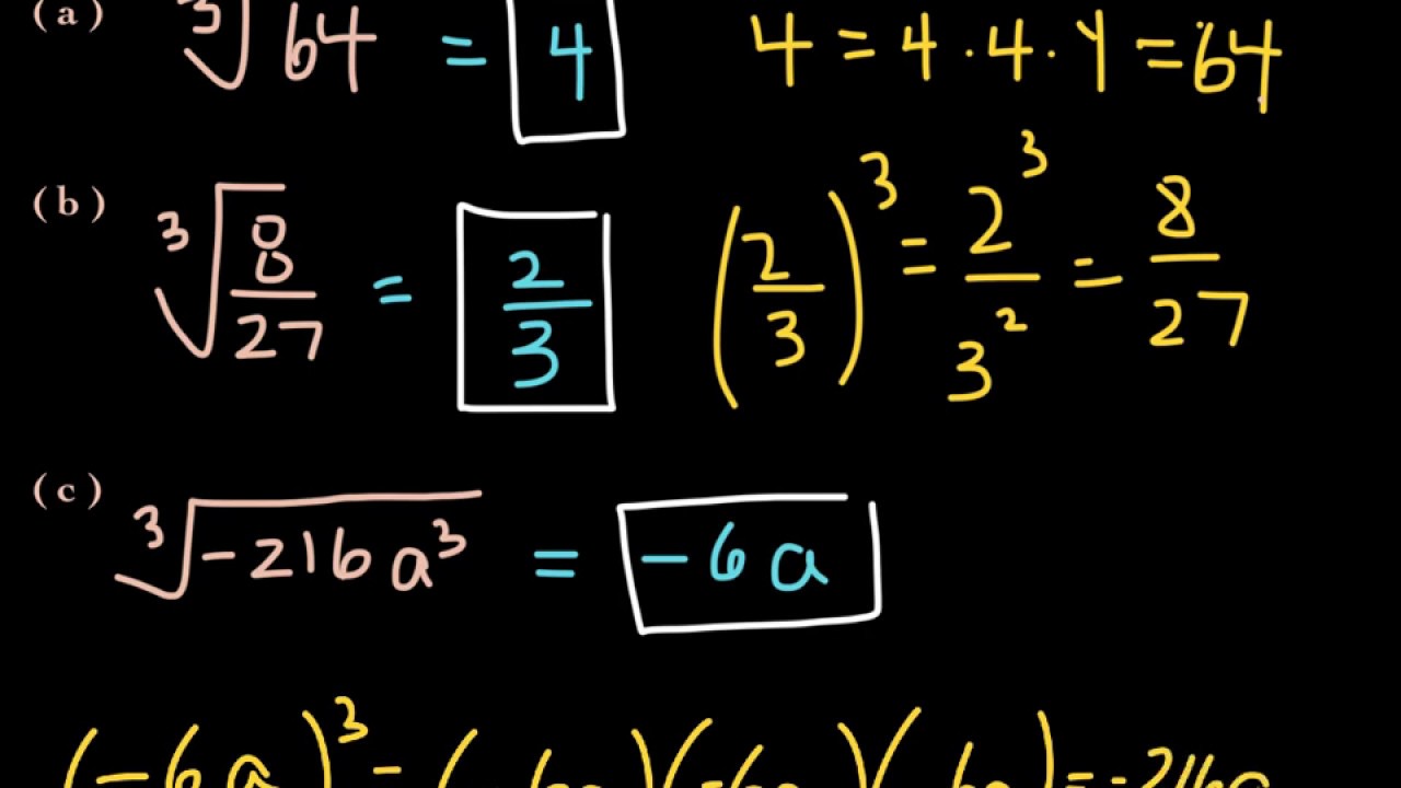 Radical Expressions | Algebra - YouTube