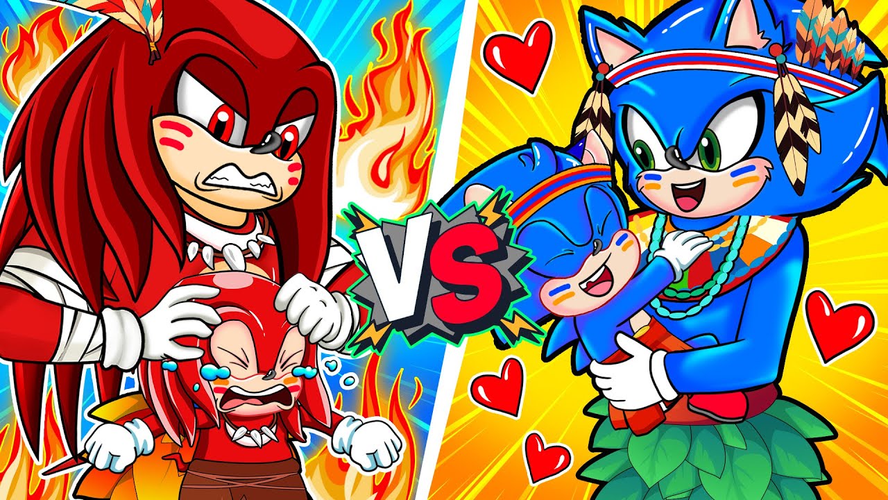 Sonic Family Vs Knuckles Family - Rescue Knuckles Baby - Sonic the ...