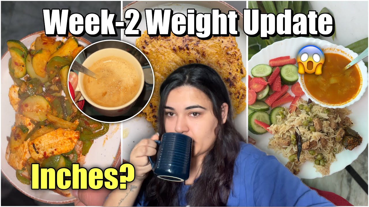 DAY:14 WEIGHT & INCH UPDATE / What I eat in a day *Transform & Thrive* - YouTube