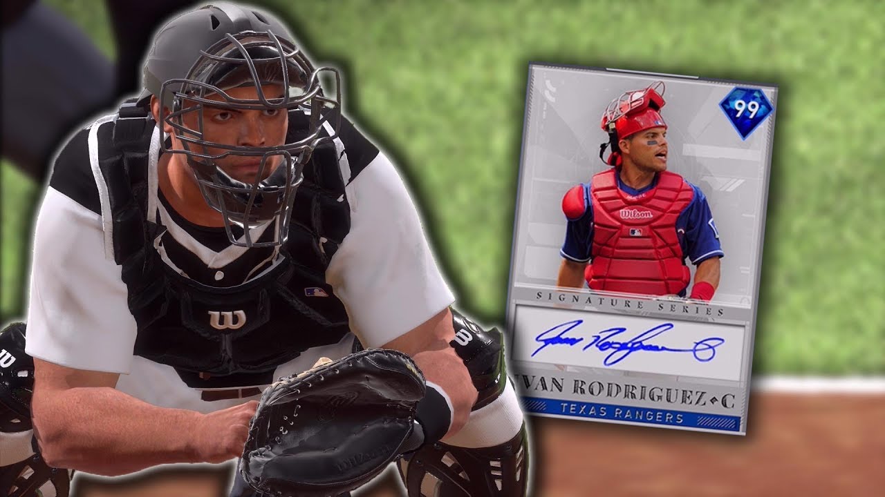 99 Ivan 'PUDGE' Rodriguez Debut! Signature Series! MLB The Show 19 ...