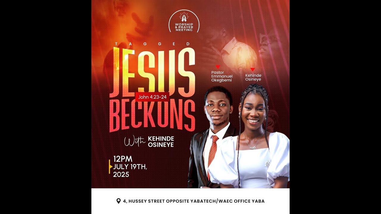 WORSHIP AND PRAYER MEETING - JESUS BECKONS - YouTube