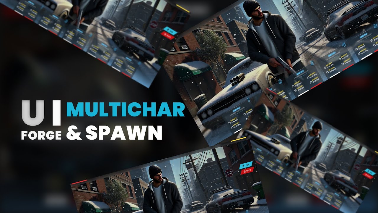 UIForge Multicharacter | FiveM Advanced Multicharacter Script - YouTube