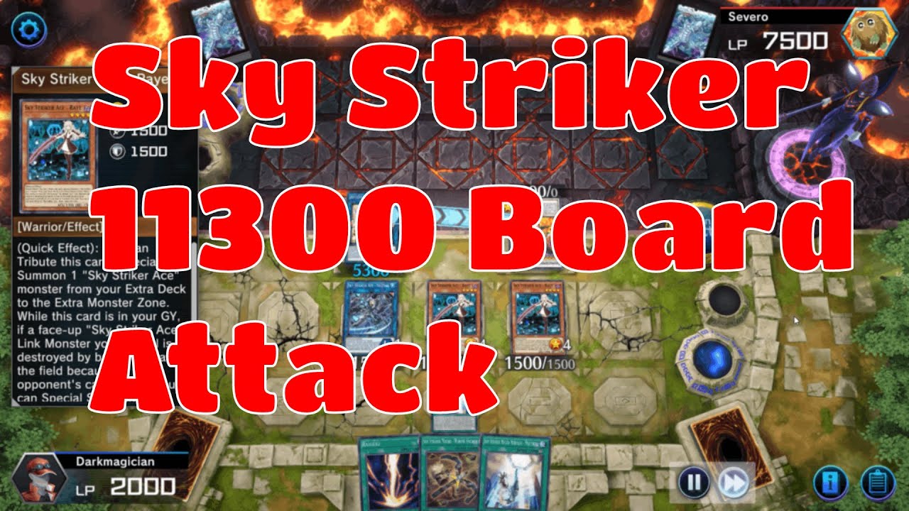 [Master Duel Gameplay]11300 Board Attack! Sky Strikers pass Final Sigma ...