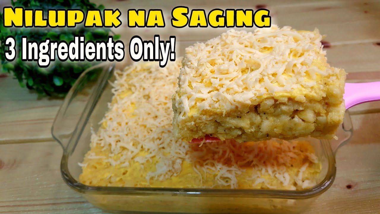 Nilupak na Saging na Hindi Kailangan ng Pambayo or Food Processor/Saba ...