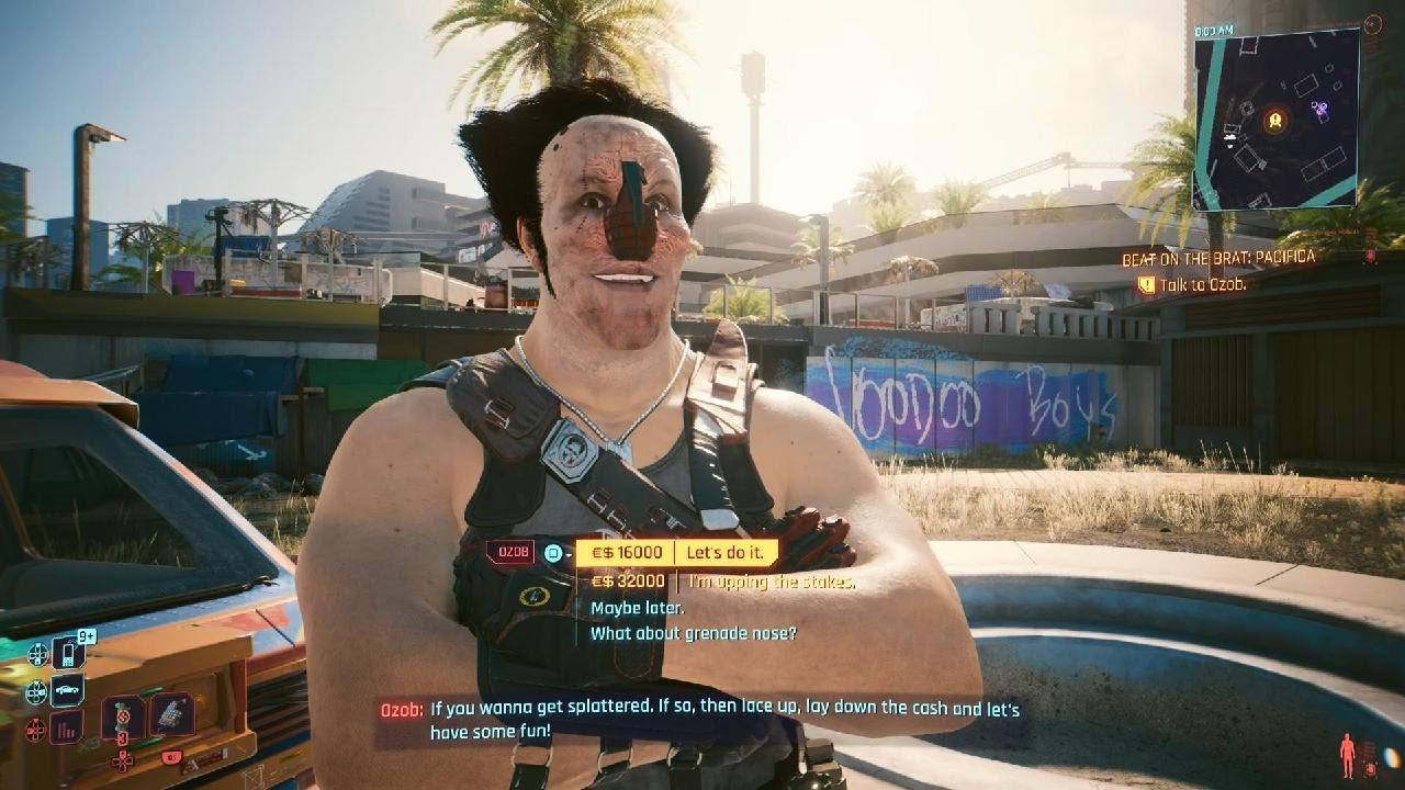 Cyberpunk 2077 Clown beating NC star - YouTube
