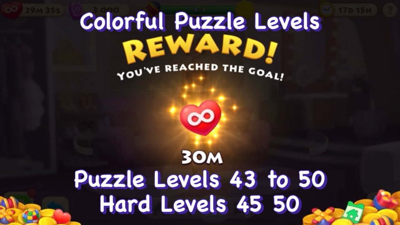 Township : Colorful Puzzle Levels | Hard and Super Hard Levels 43 to 50 ...