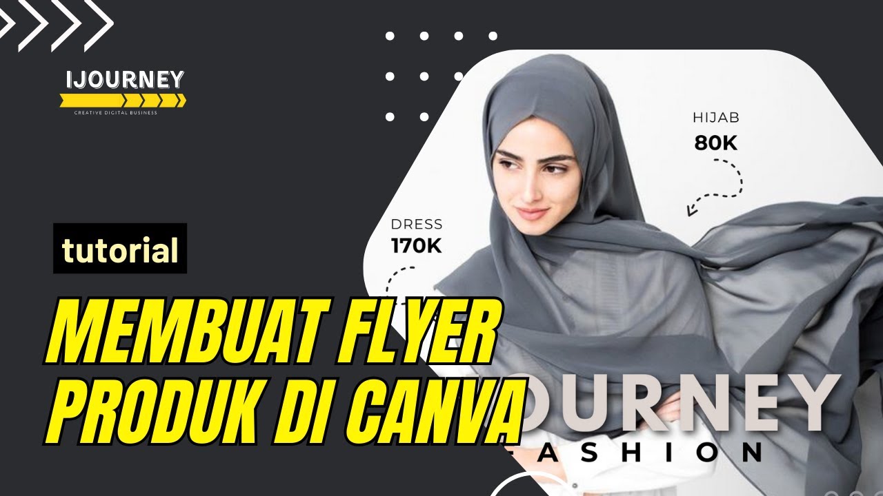Tutorial Membuat Desain Flyer (Promo produk) di Canva - YouTube
