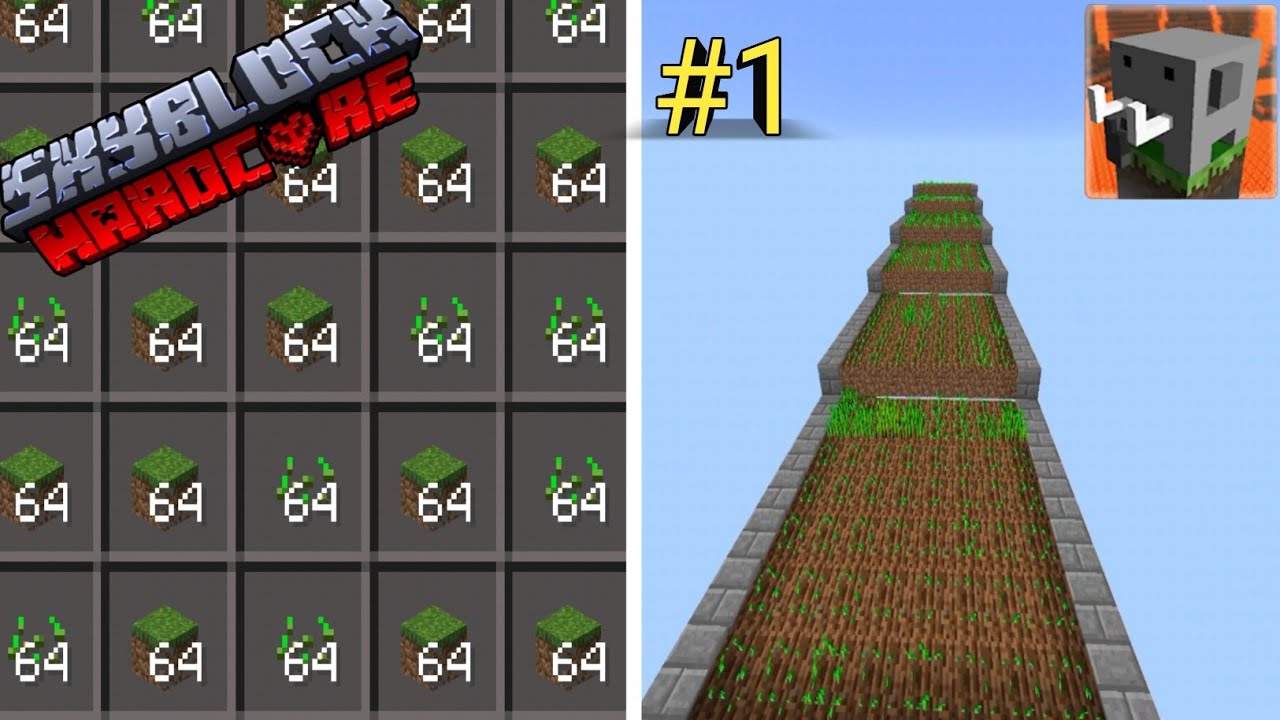 SKYBLOCK BUILD BIG FARM #1 ||Craftman building Craft|| [BD RAFI BOSS ...