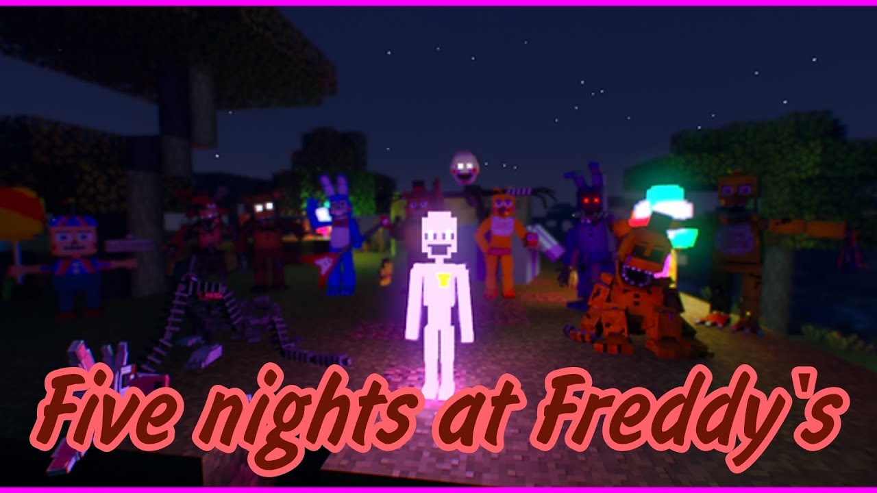 Five Nights At Freddy's 2 Add-on minecraft bedrock edition 1.20 - YouTube